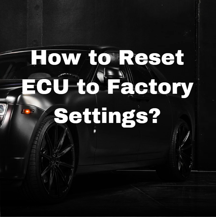 How to Reset ECU to Factory Settings? | ANCEL