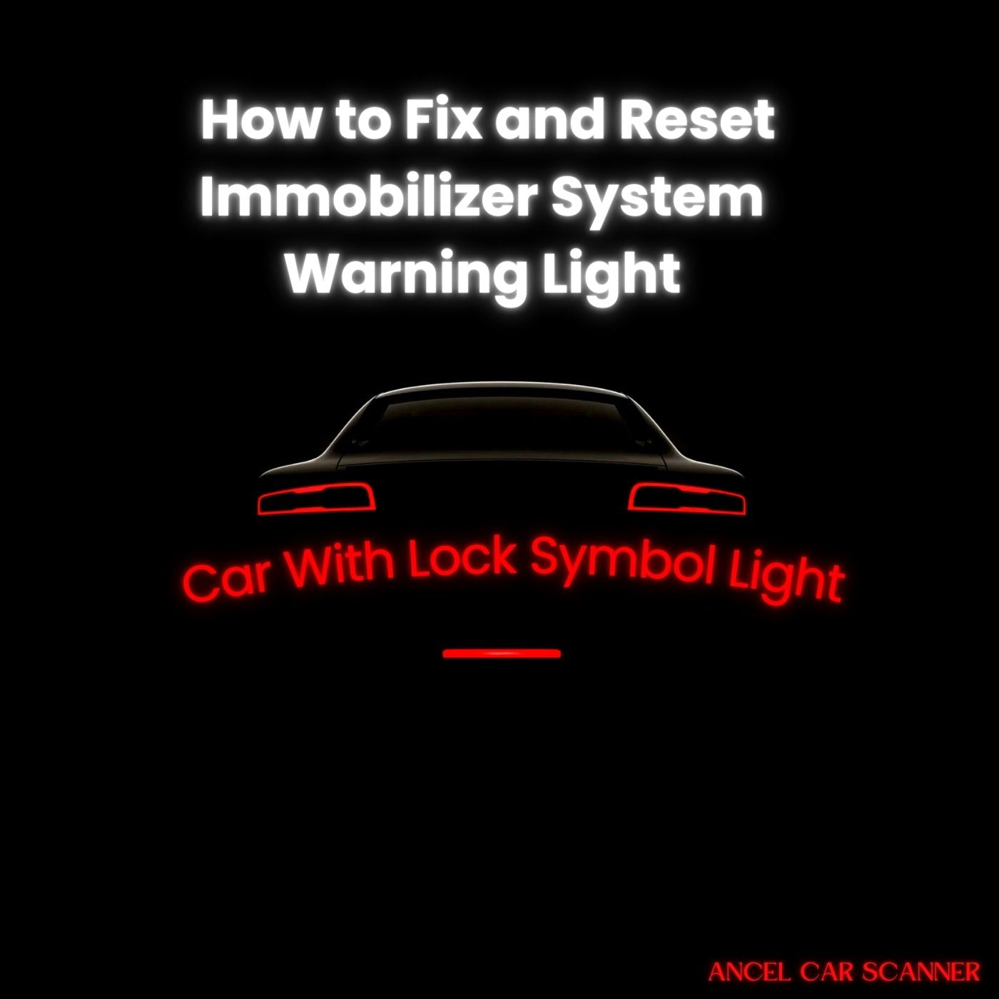 Car With Lock Symbol Light | How to Fix and Reset Immobilizer System W ...
