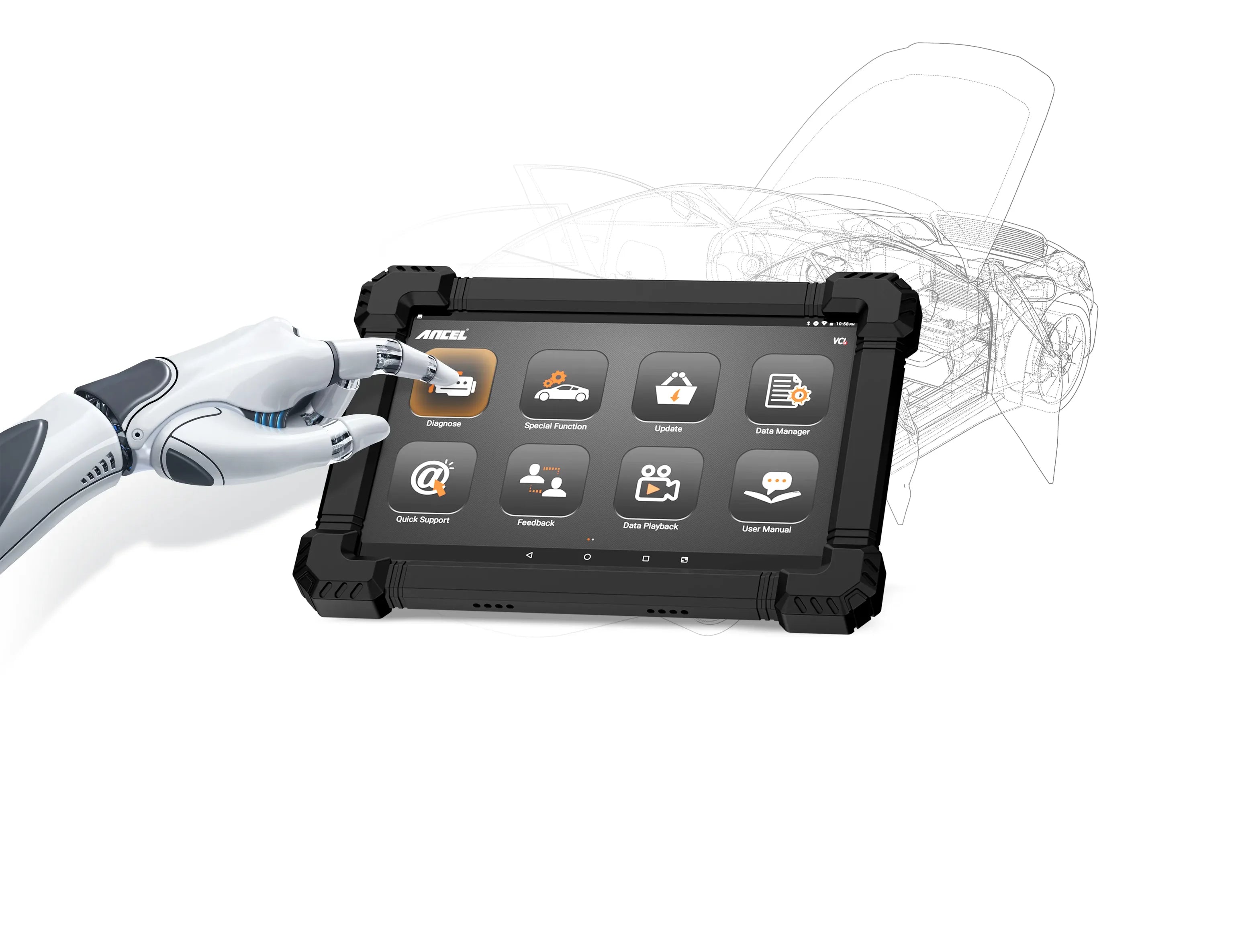 Machinists recommend using the ANCEL X7 scan tool for diagnosing car A