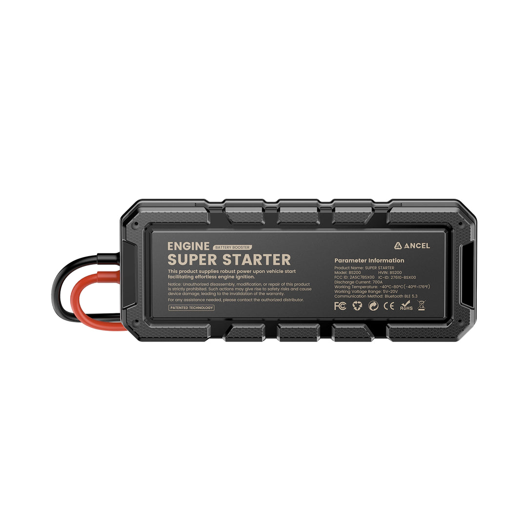 ANCEL BS200 Super Starter 700A Supercapacitor for 3.0L/2.5T