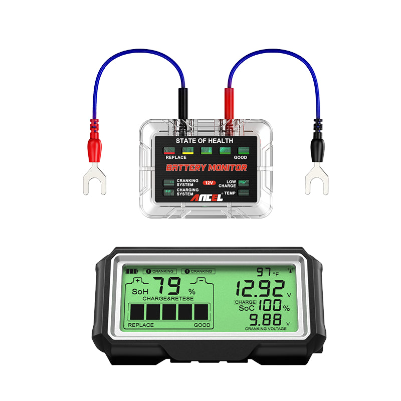ANCEL BM200 PRO 12V Car Battery Tester Battery Health Monitor Charging
