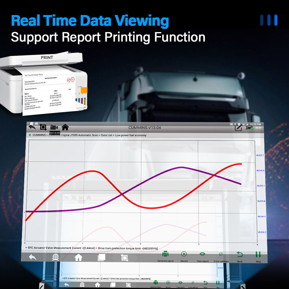 Ancel X7HD Premium Heavy Duty Truck Diagnostic Tool for Ultimate ...