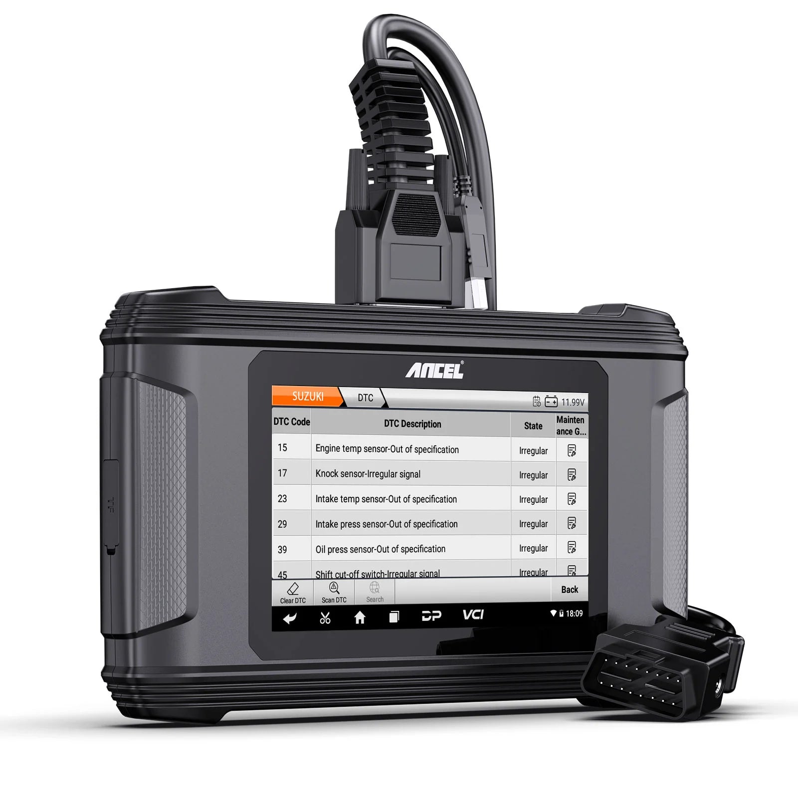 ANCEL MR500 Diagnosis YAMAHA SUZUKI MERCURY Bi-directional Test 15 Res