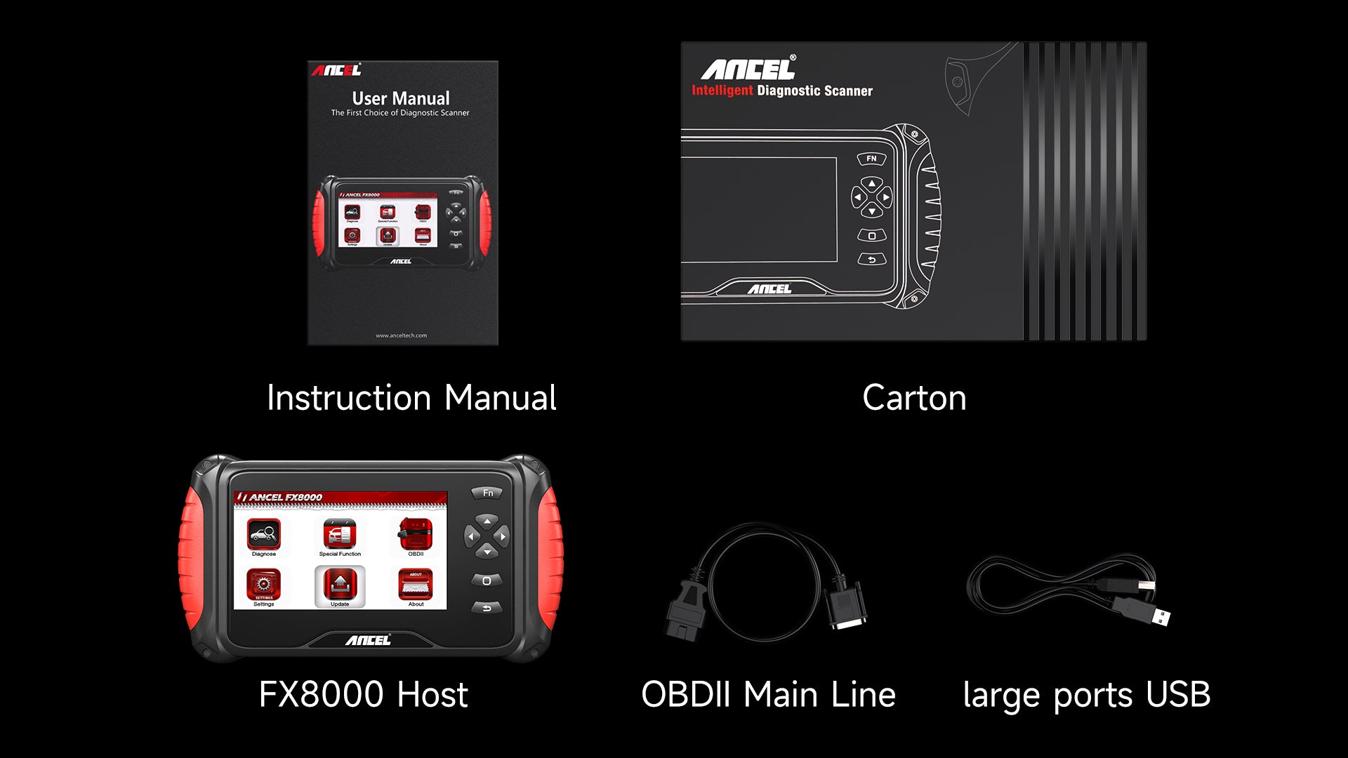 ANCEL FX8000 Your Ultimate All-in-One Diagnostic Tool for All Brands
