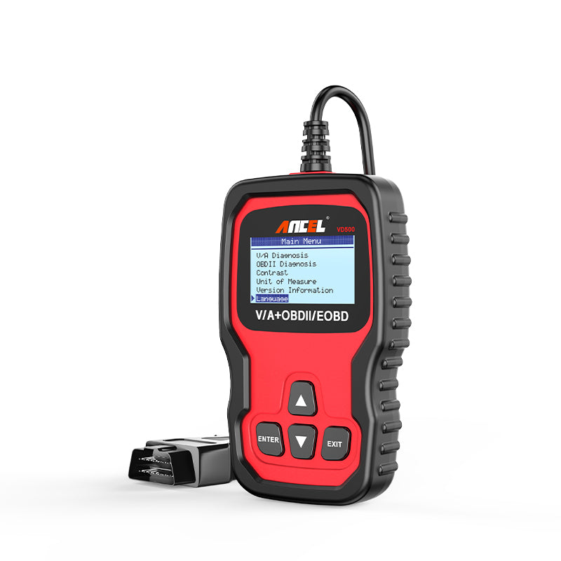 ANCEL VD500 Autodiagnosetool Voller OBD2-Scanner Motorcodeleser aussch