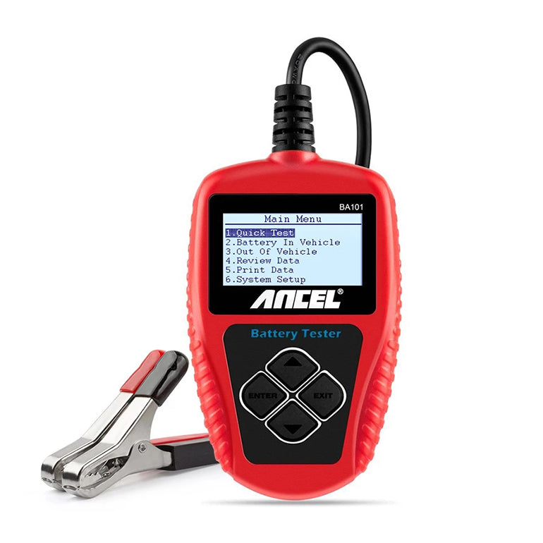 ANCEL BA101 12V 100-2000 CCA Car Battery Tester Charger Tools